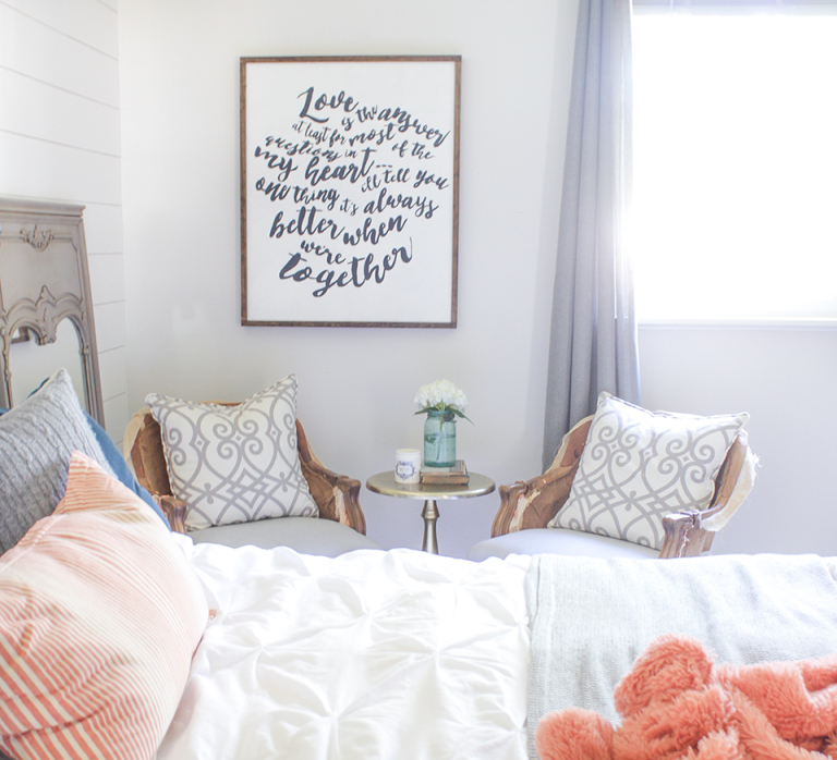 DIY Wood-Framed Word Art