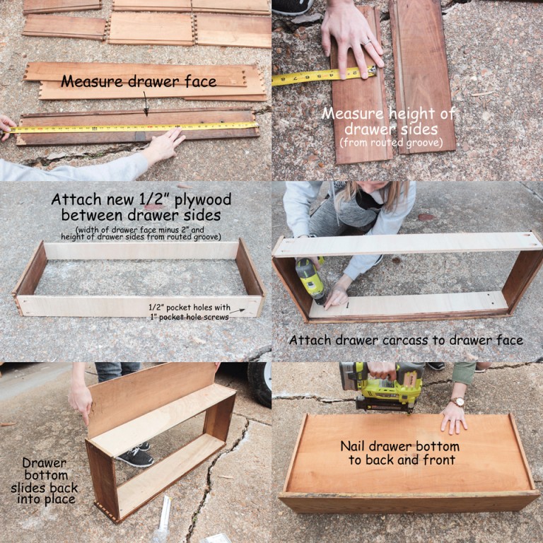 How to Install Drawer Slides on a Vintage Dresser - Shades of Blue ...