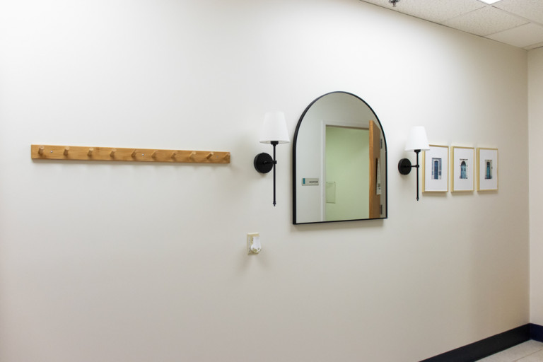 Teacher Lounge Makeover - Shades of Blue Interiors